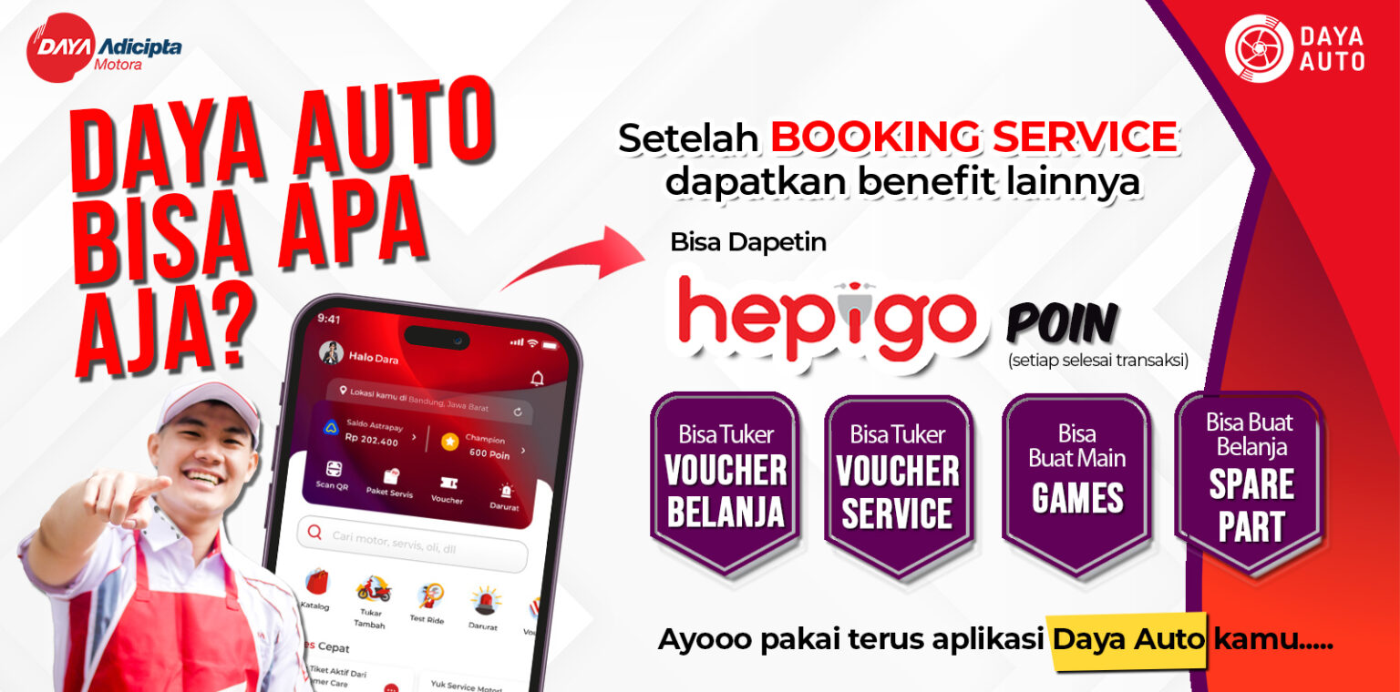 Daya Auto | Aplikasi Booking Service Motor Honda